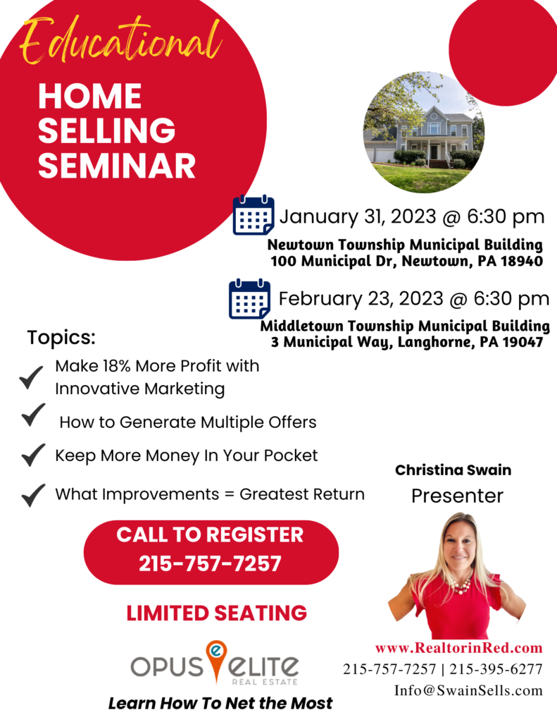 Free Educational Home Selling Seminar - Senior Living Options - 55+