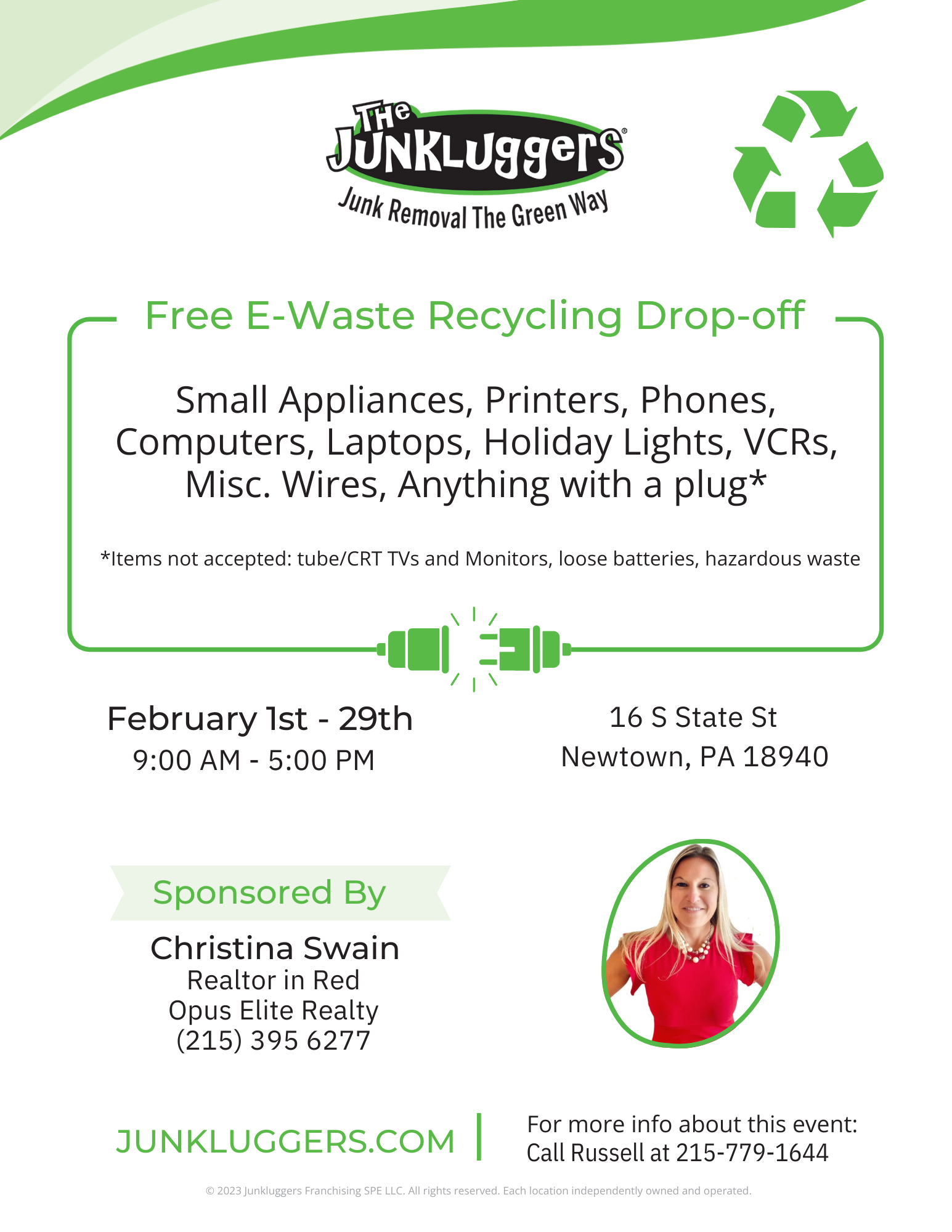 Spring Electronics Recycling Event - Senior Living Options - 55+